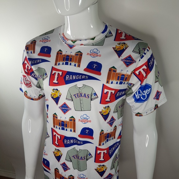 Shirts | Texas Ranger Baseball Design Tshirt Size Medium | Poshmark